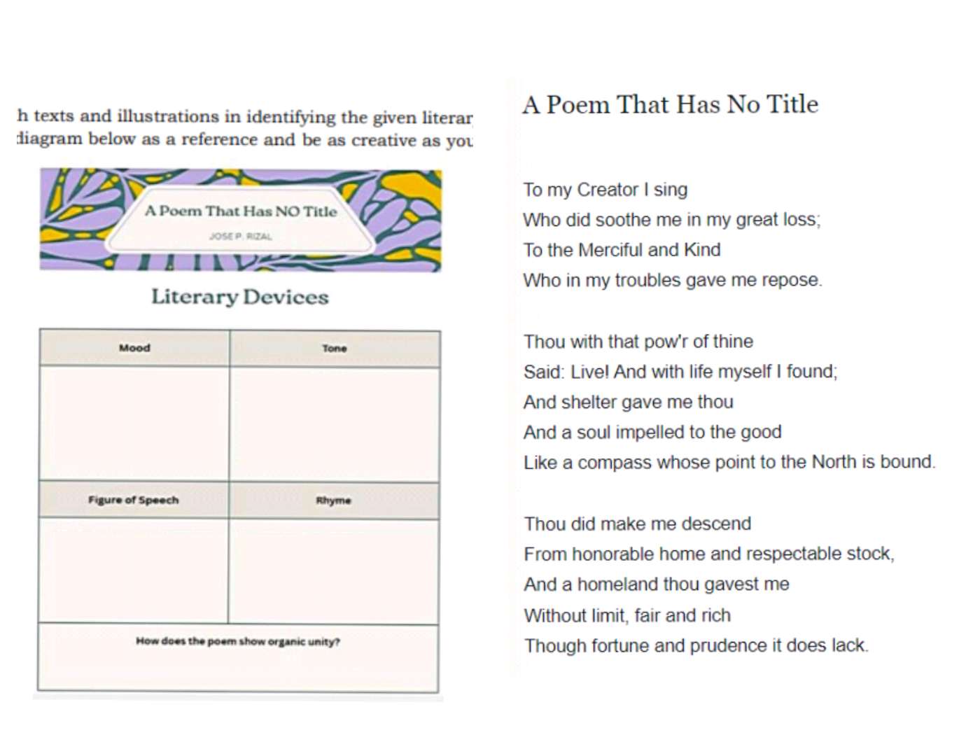 h texts and illustrations in identifying | StudyX