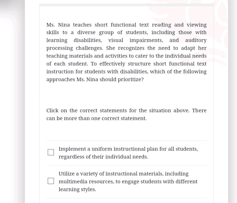 Ms Nina teaches short functional text | StudyX