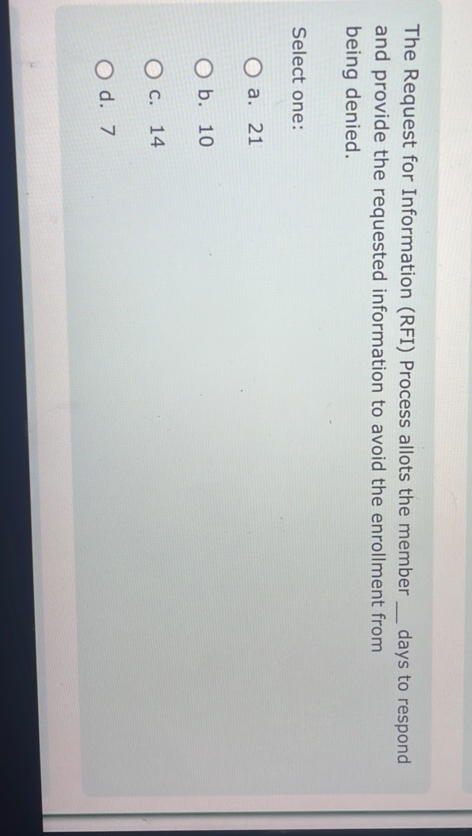 The Request for Information (RFI) Process | StudyX