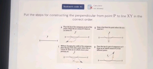 Bookwork code 4C Calculator not aliowed Put | StudyX