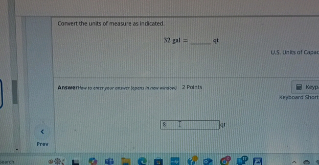 Convert the units of measure as indicated | StudyX
