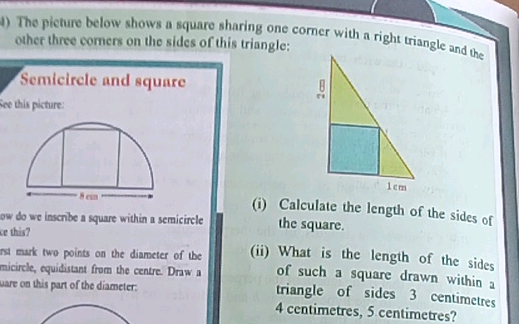 The picture below shows a square sharing | StudyX