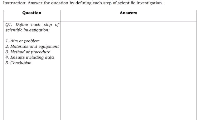 Instruction Answer the question by defining | StudyX