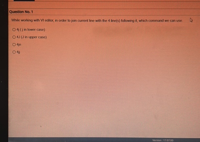 Question No 1 While working with VI editor | StudyX