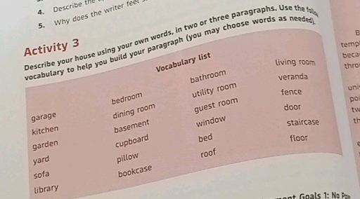 4 Describe two of three paragraphs Use the | StudyX