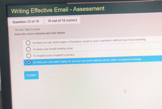 Writing Effective Email - Assessment | StudyX