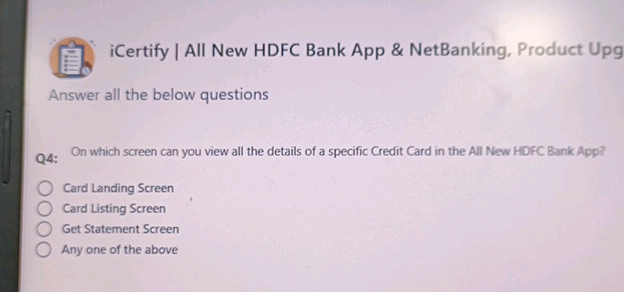iCertify All New HDFC Bank App NetBanking | StudyX
