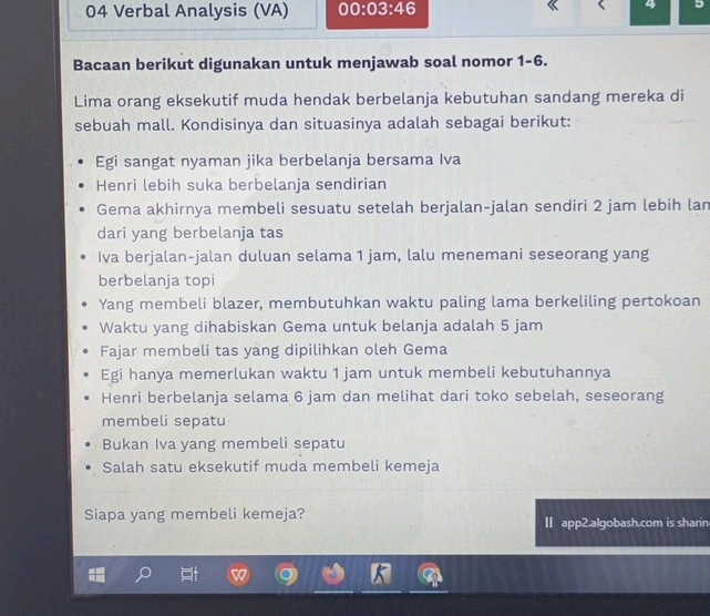 04 Verbal Analysis (VA) 000346 Bacaan | StudyX