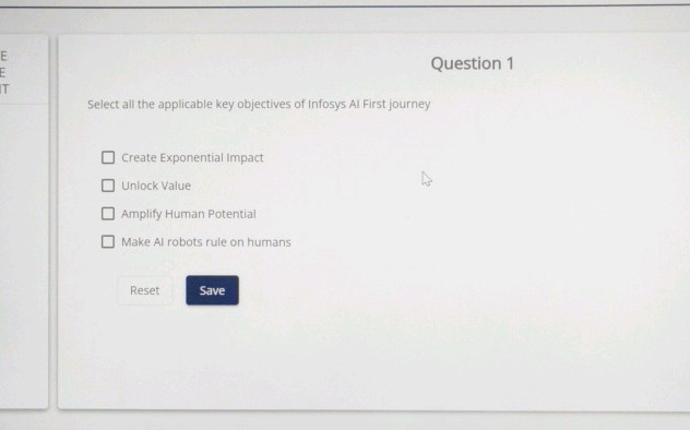 Question 1 Select all the applicable key | StudyX