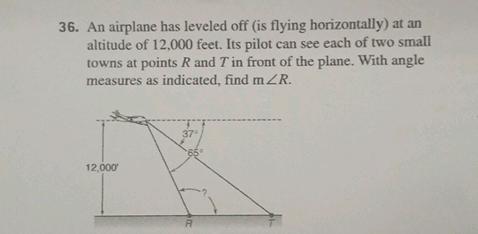36 An airplane has leveled off (is flying | StudyX