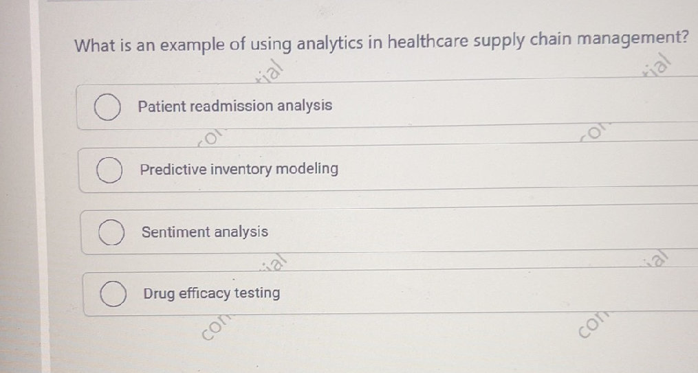 What is an example of using analytics in