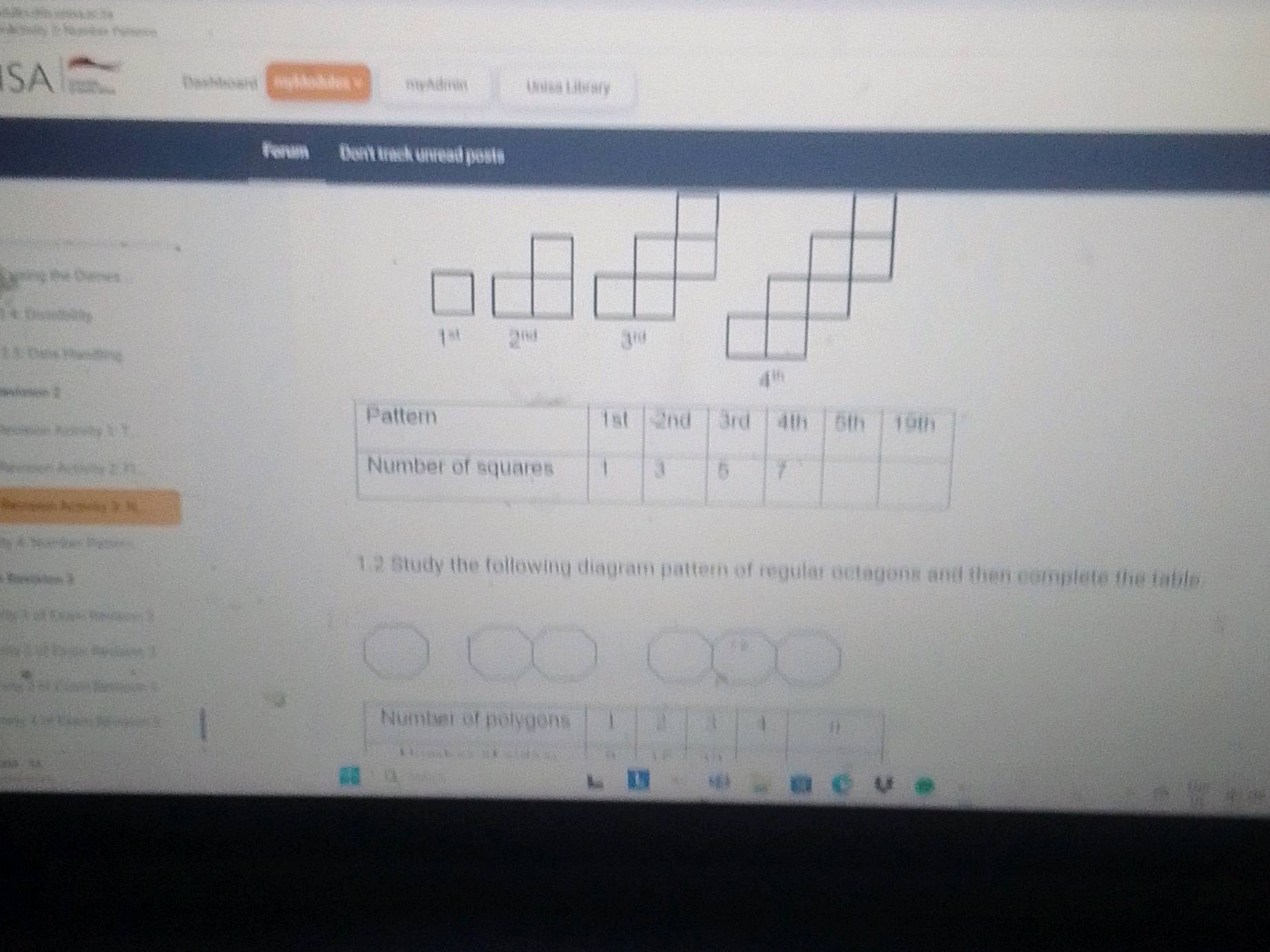 Pattern | Pattern | 1st | 2nd | 3rd | 4th | | StudyX