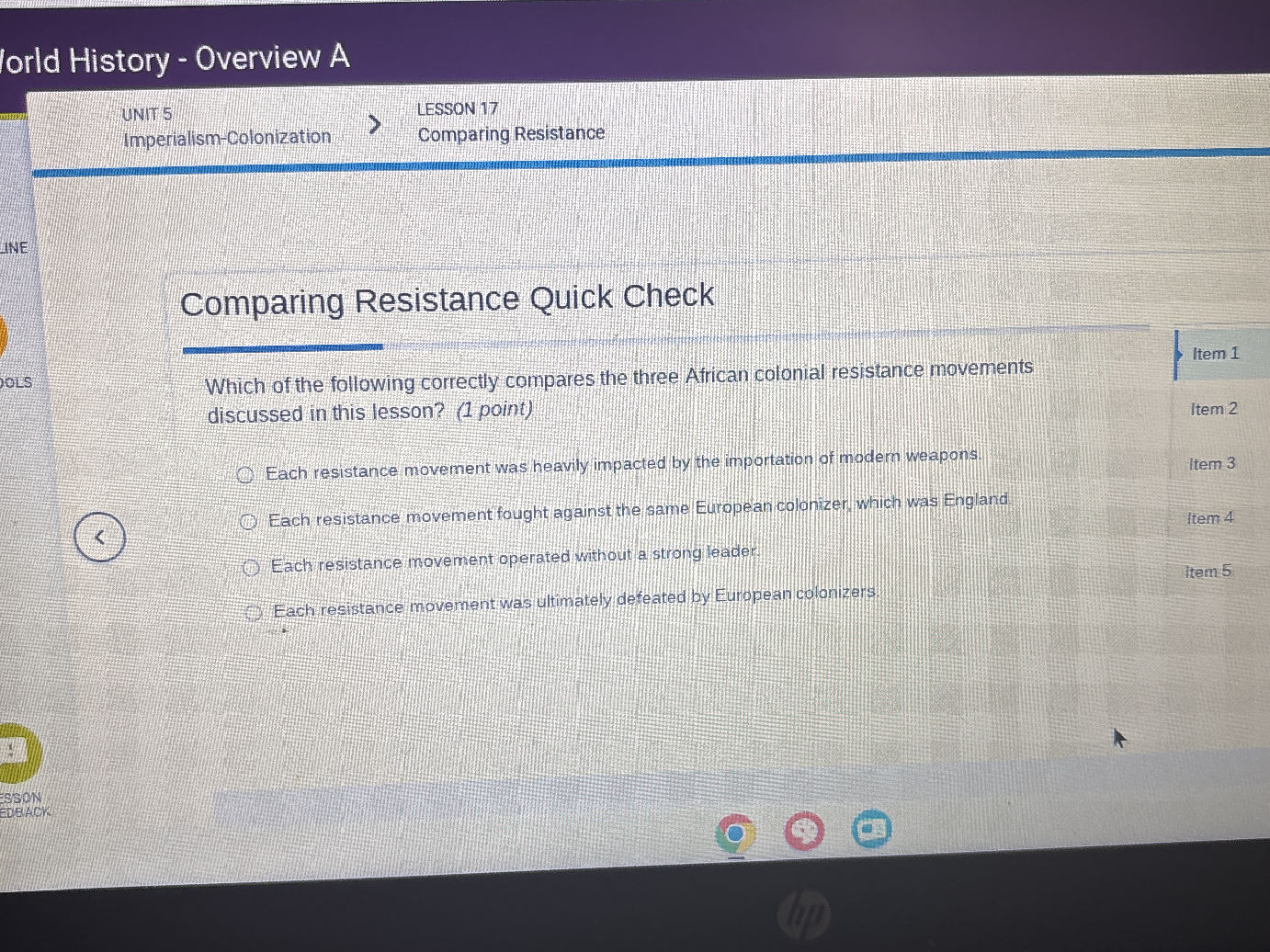 Which of the following correctly compares | StudyX