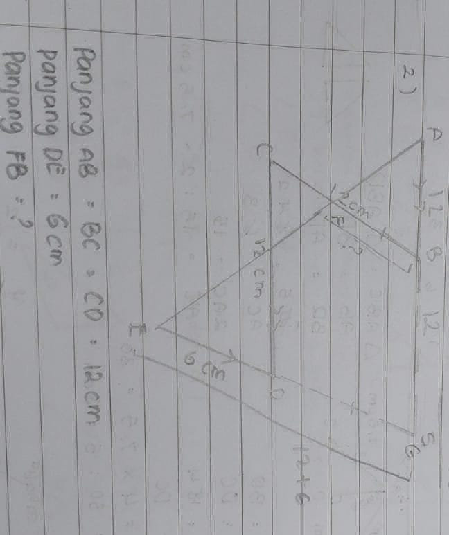 2) [Diagram showing two intersecting line | StudyX
