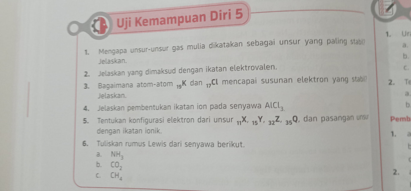 1. Mengapa unsur-unsur gas mulia dikatakan | StudyX