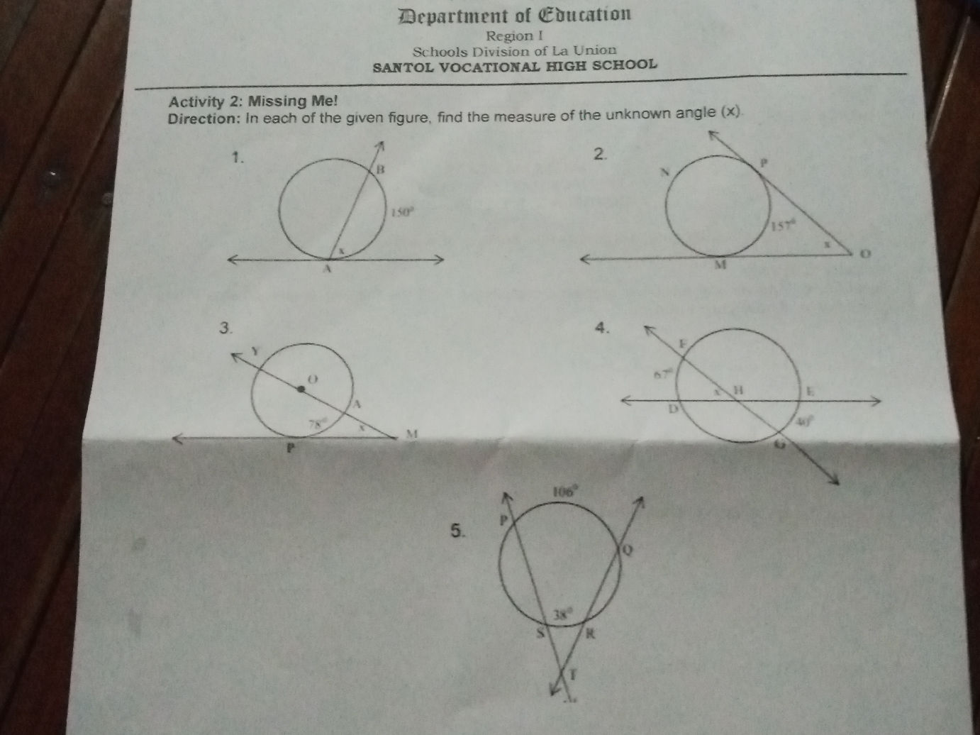 Direction: In each of the given figure, find | StudyX