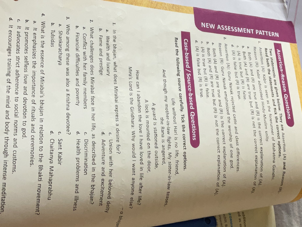 Case-based / Source-based Questions Read the | StudyX