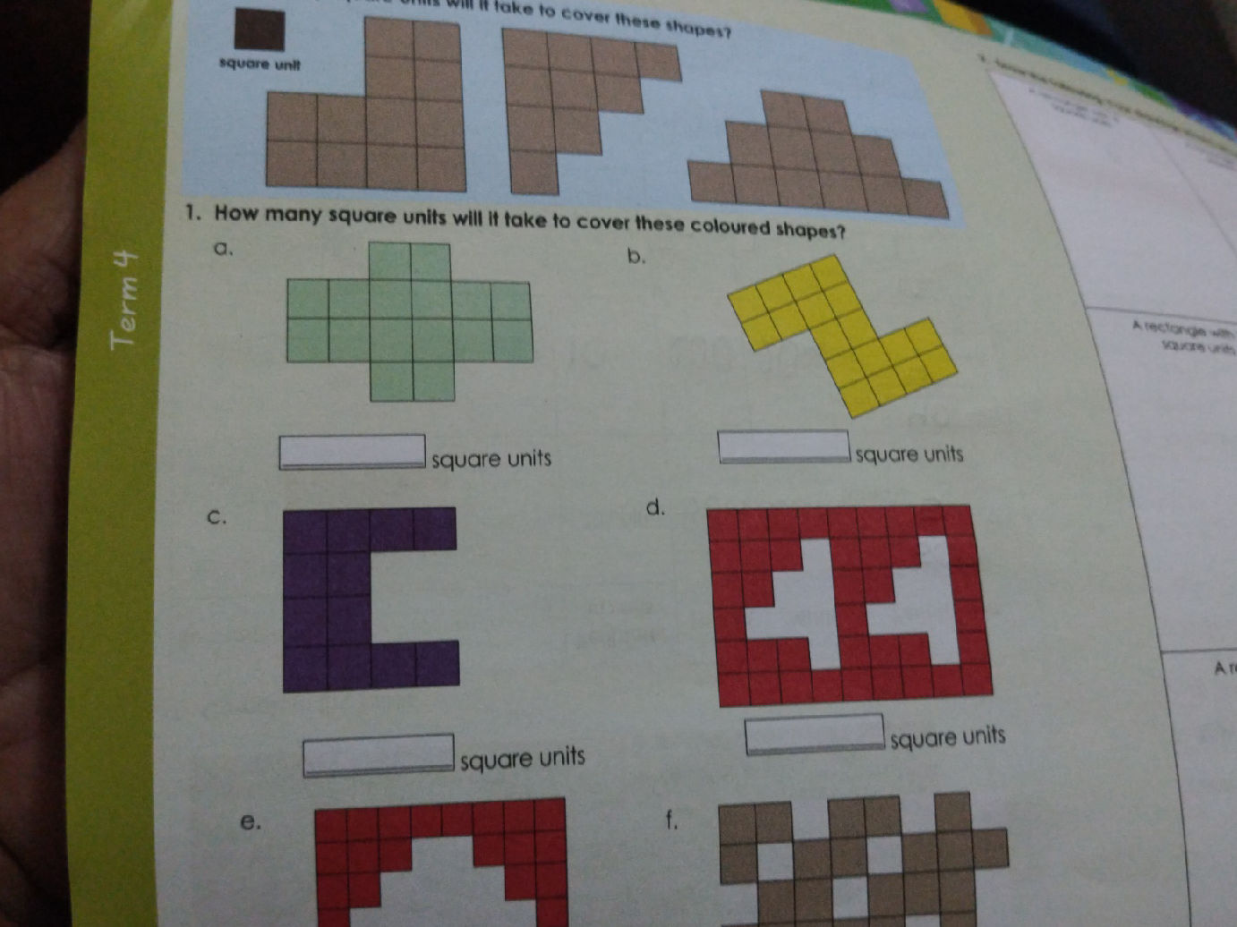 Term 4 [Image showing a reference square | StudyX