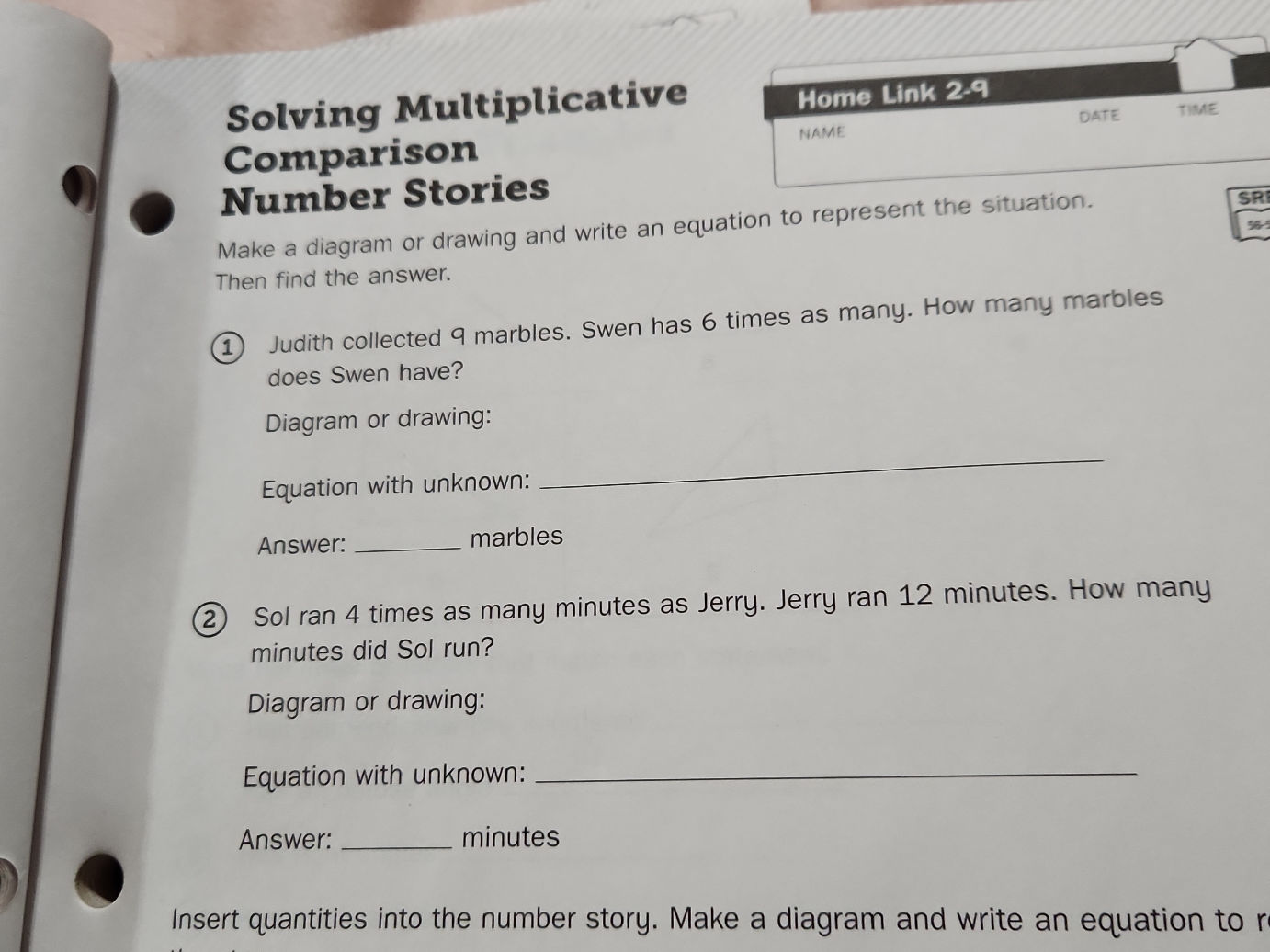 Solving Multiplicative Comparison Number | StudyX
