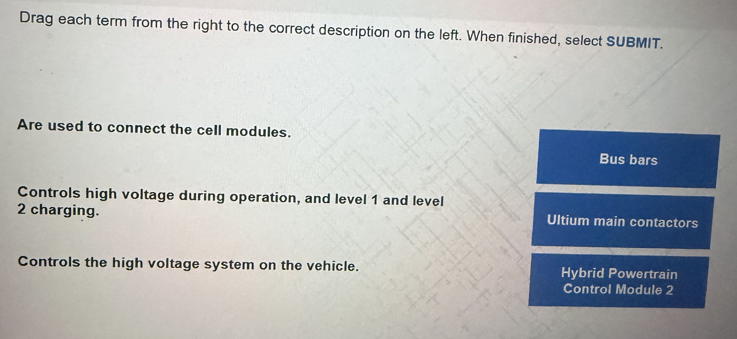 Are used to connect the cell modules. | StudyX