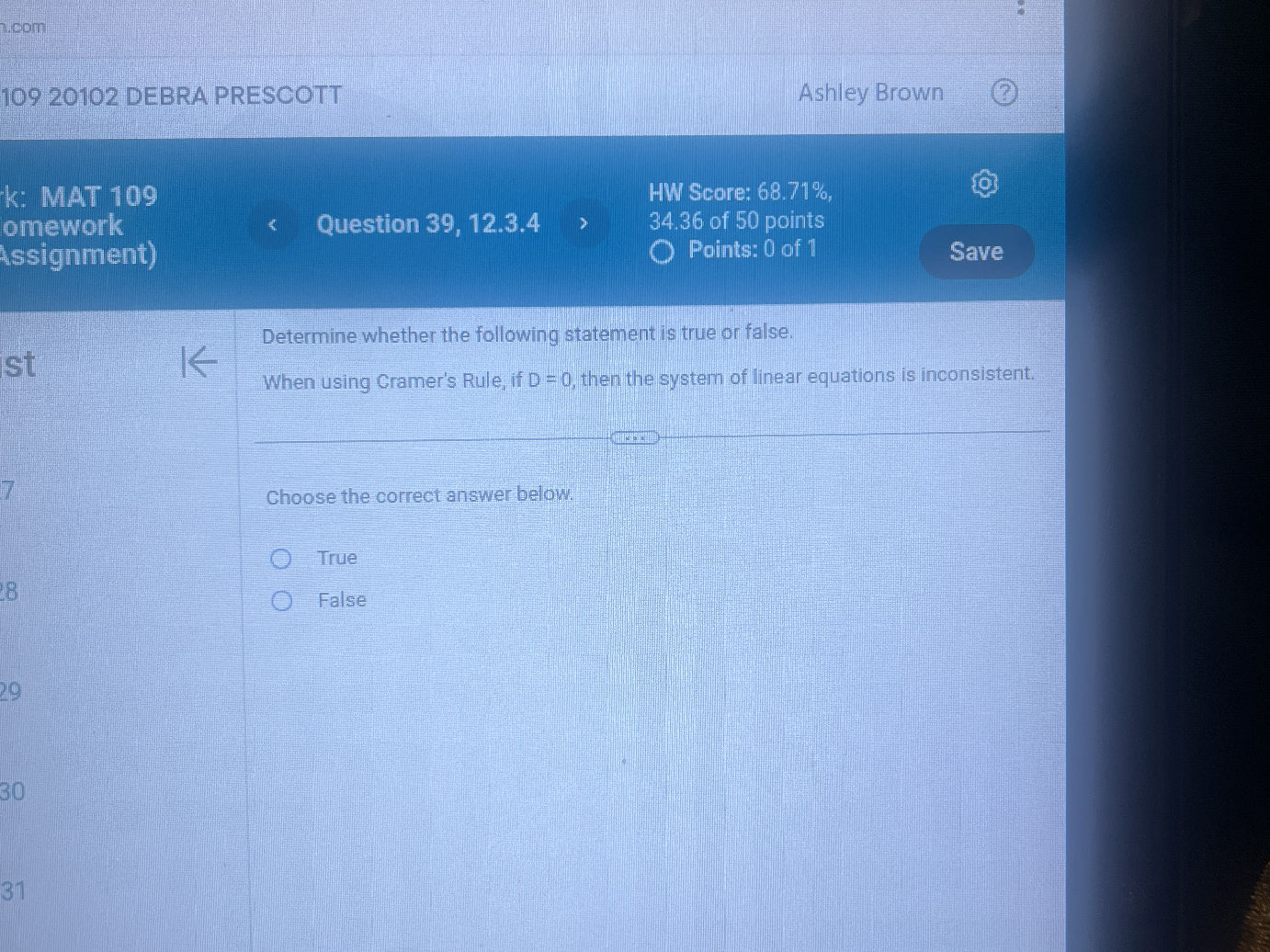 Determine whether the following statement is | StudyX