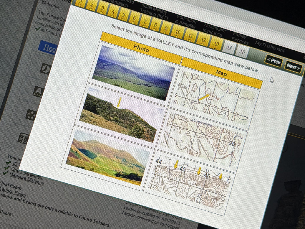 Select the image of a VALLEY and it's | StudyX