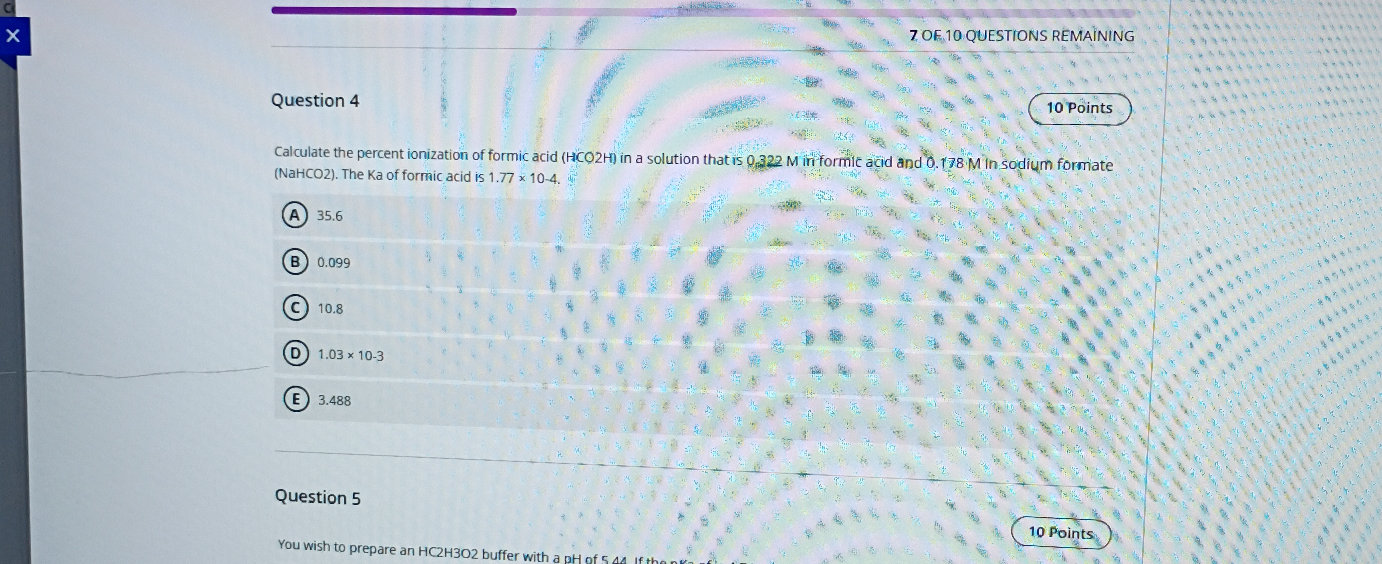 You wish to prepare an $ {HC}_2 {H}_3 {O}_2$ | StudyX