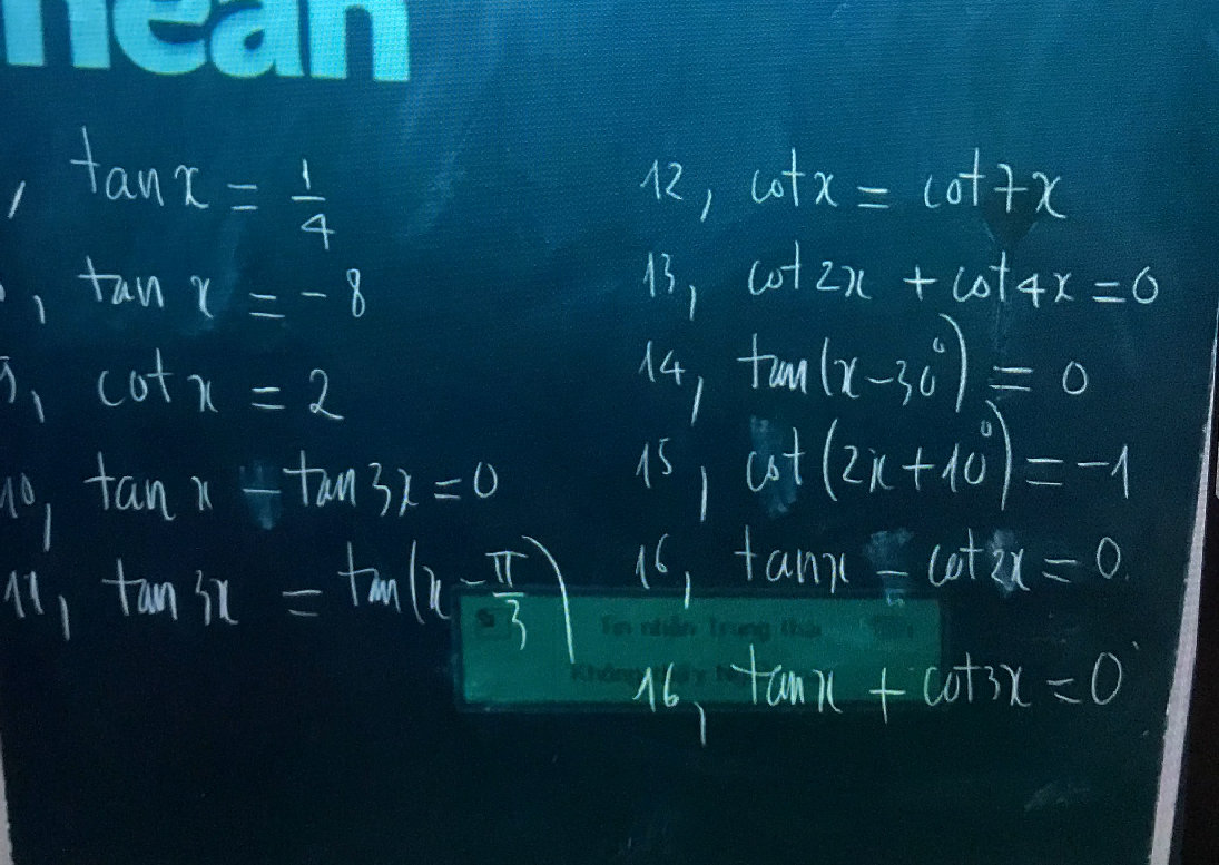 Solve tan x = 1/4 | StudyX