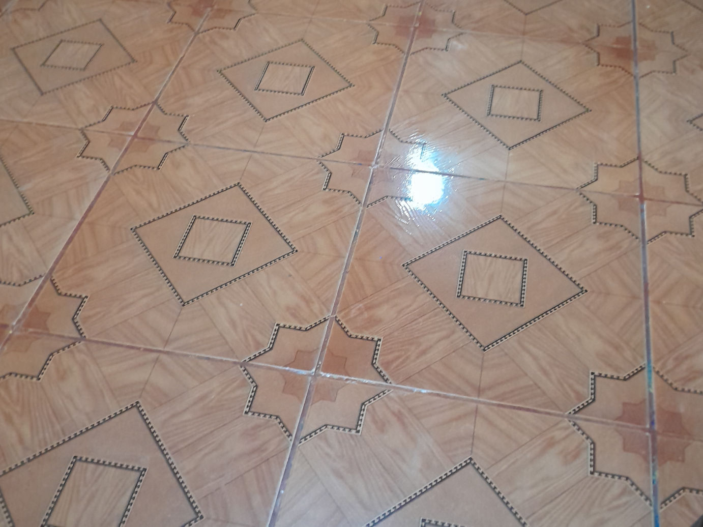 The image displays a floor tiled with | StudyX