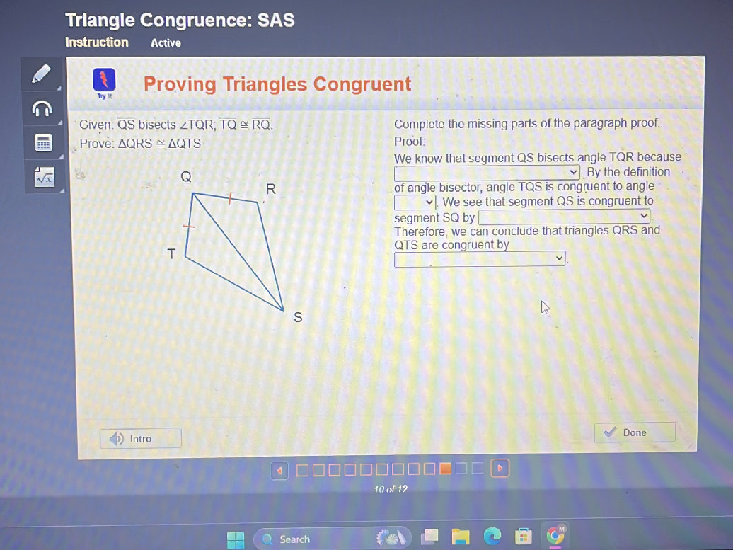 Complete the missing parts of the paragraph | StudyX