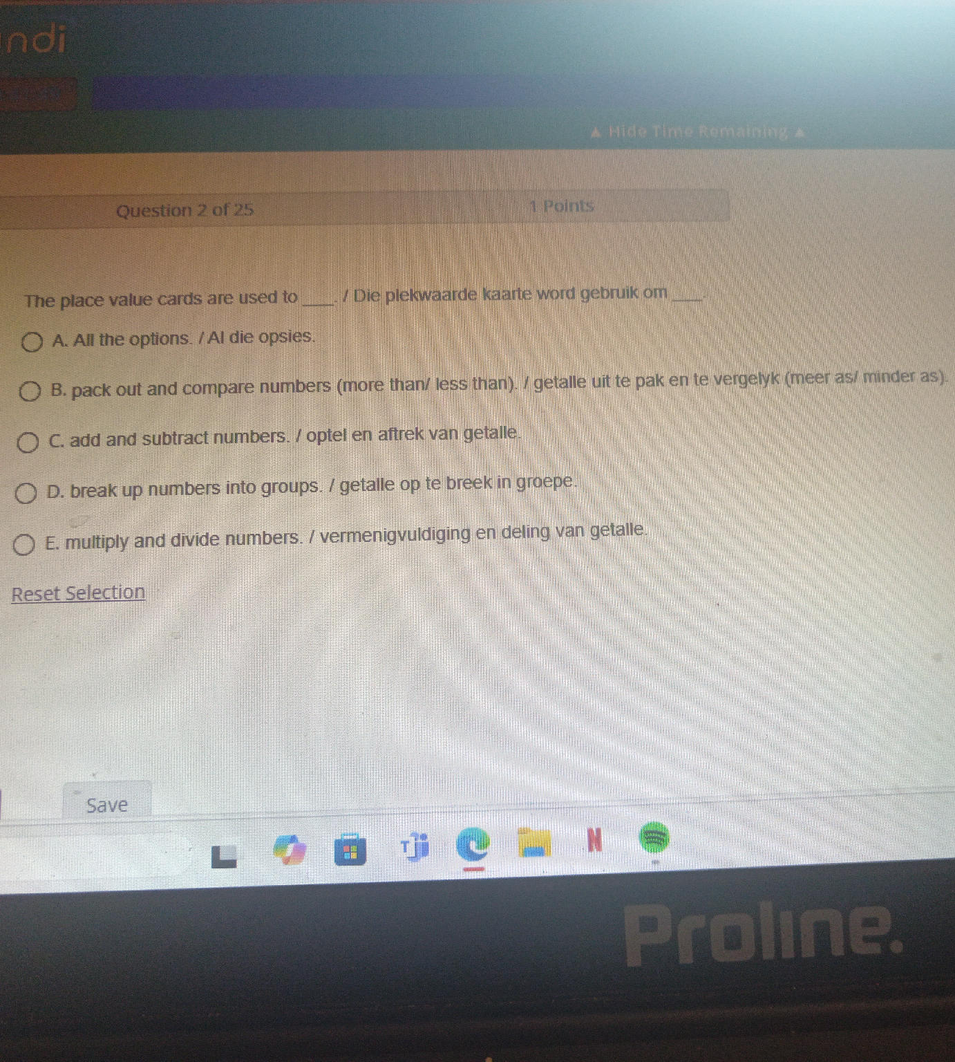 The place value cards are used to ______ / | StudyX