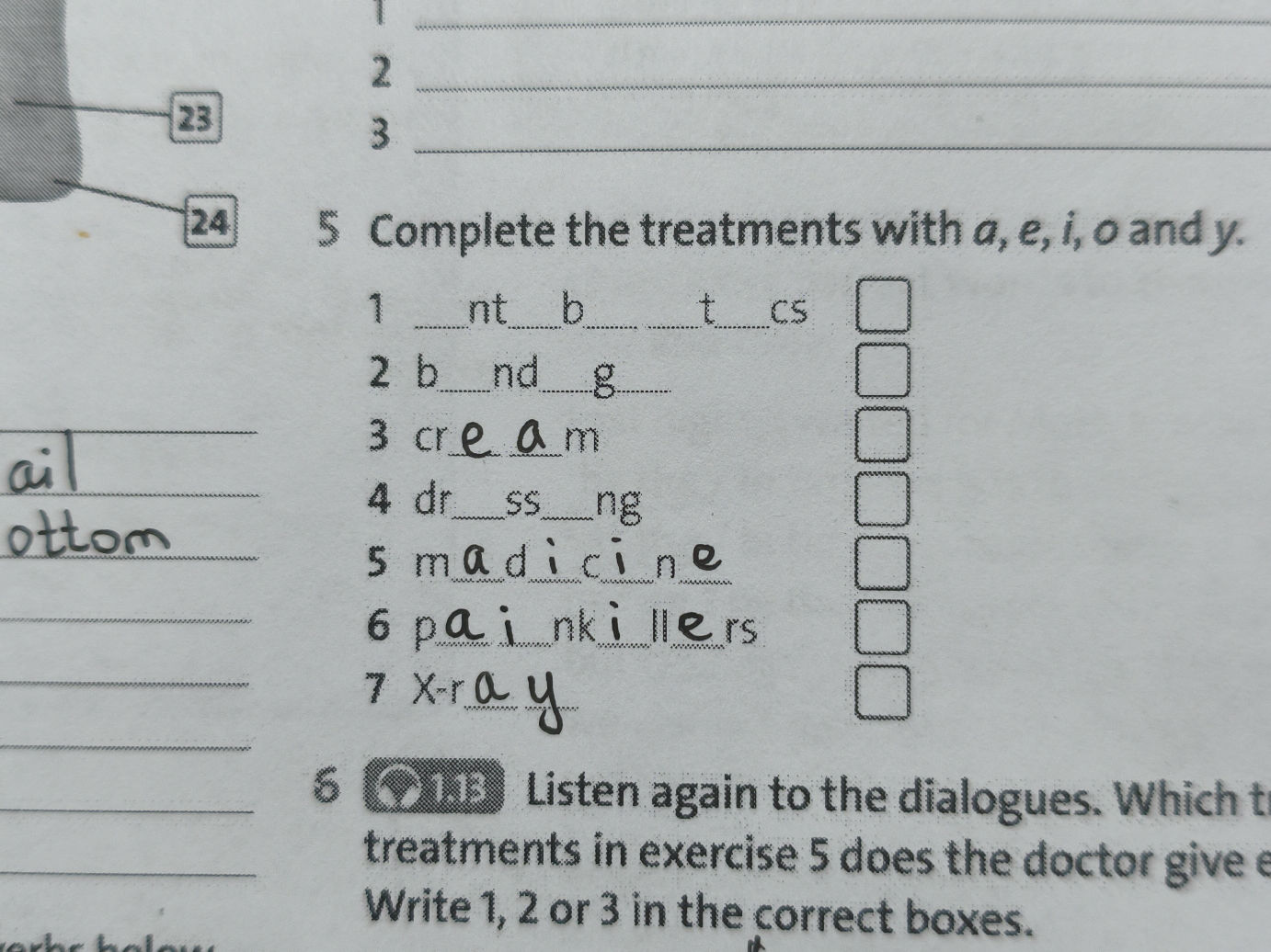 6 1.13 Listen again to the dialogues. Which | StudyX