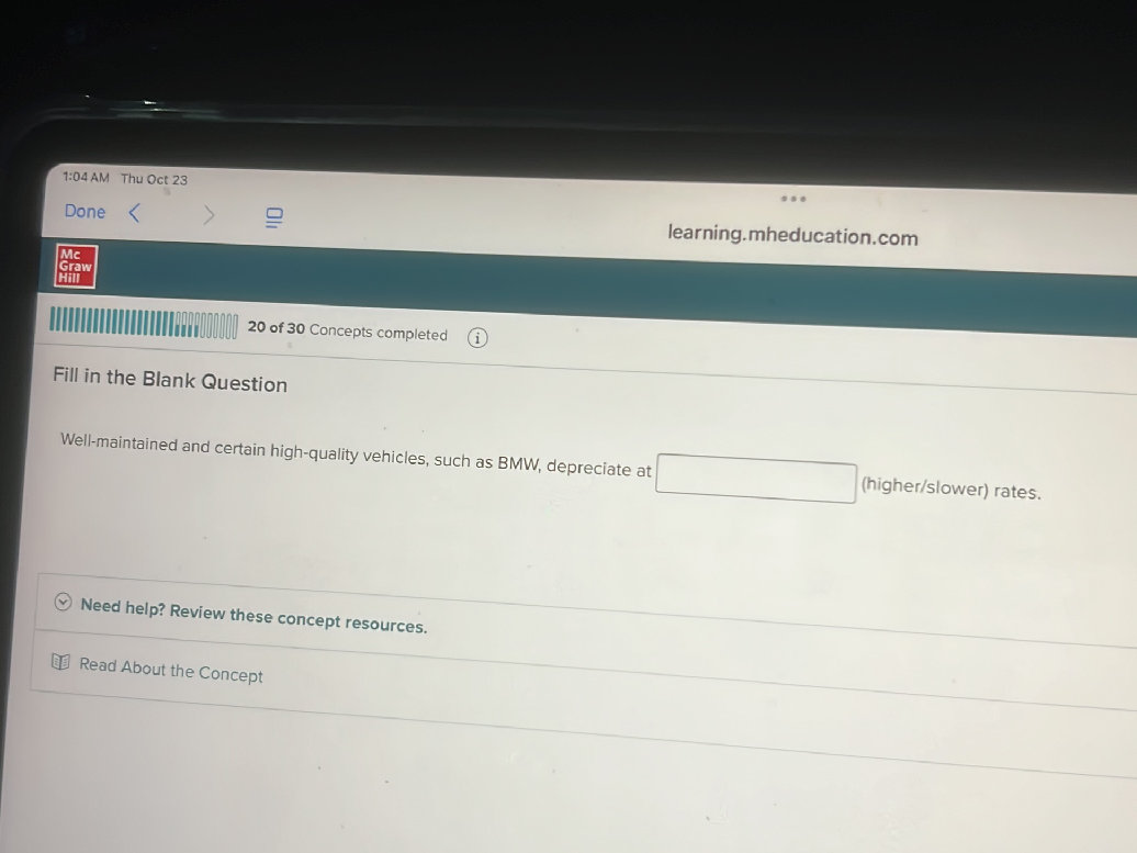 Fill in the Blank Question Well-maintained | StudyX