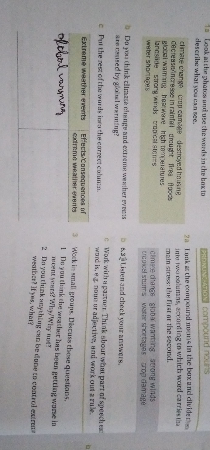 1a Look at the photos and use the words in | StudyX