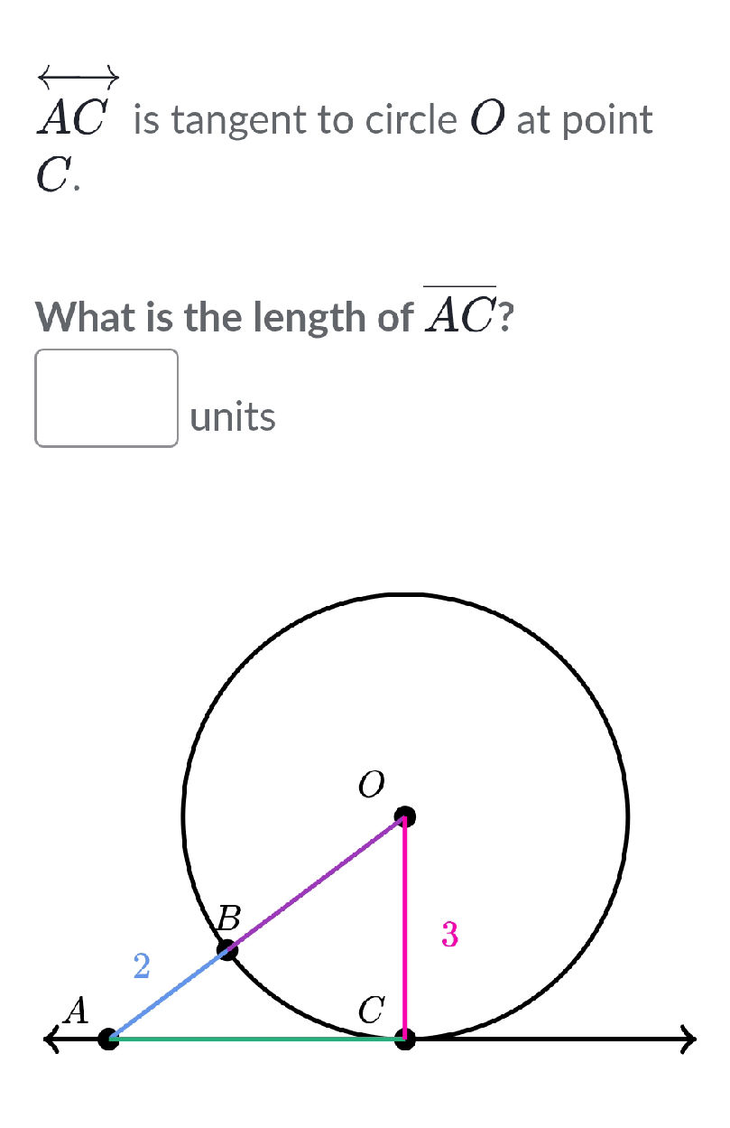 AC}$ is tangent to circle $O$ at point | StudyX