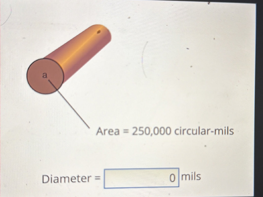 The cross-sectional area of the conductor | StudyX