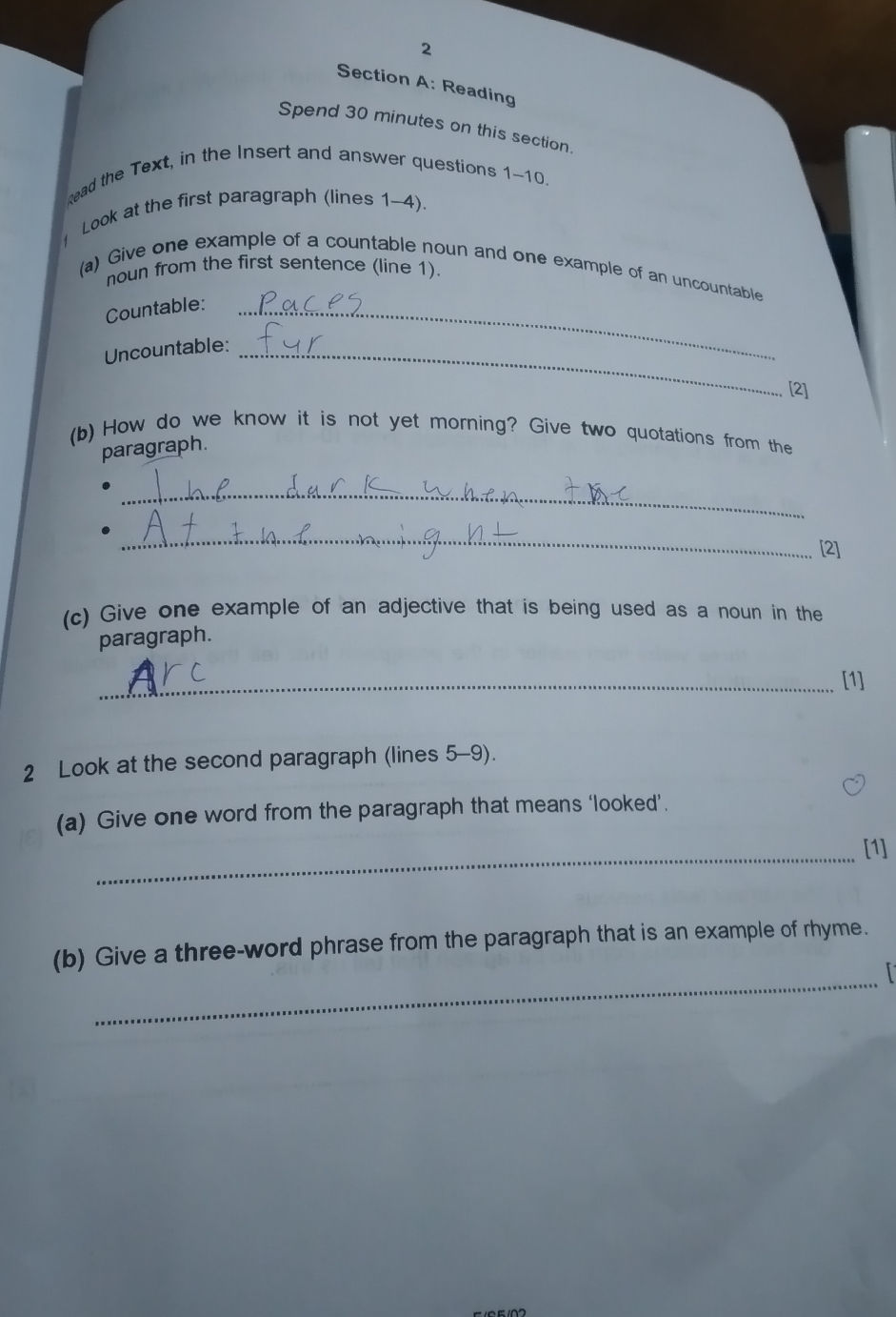1 Look at the first paragraph (lines 1-4). | StudyX