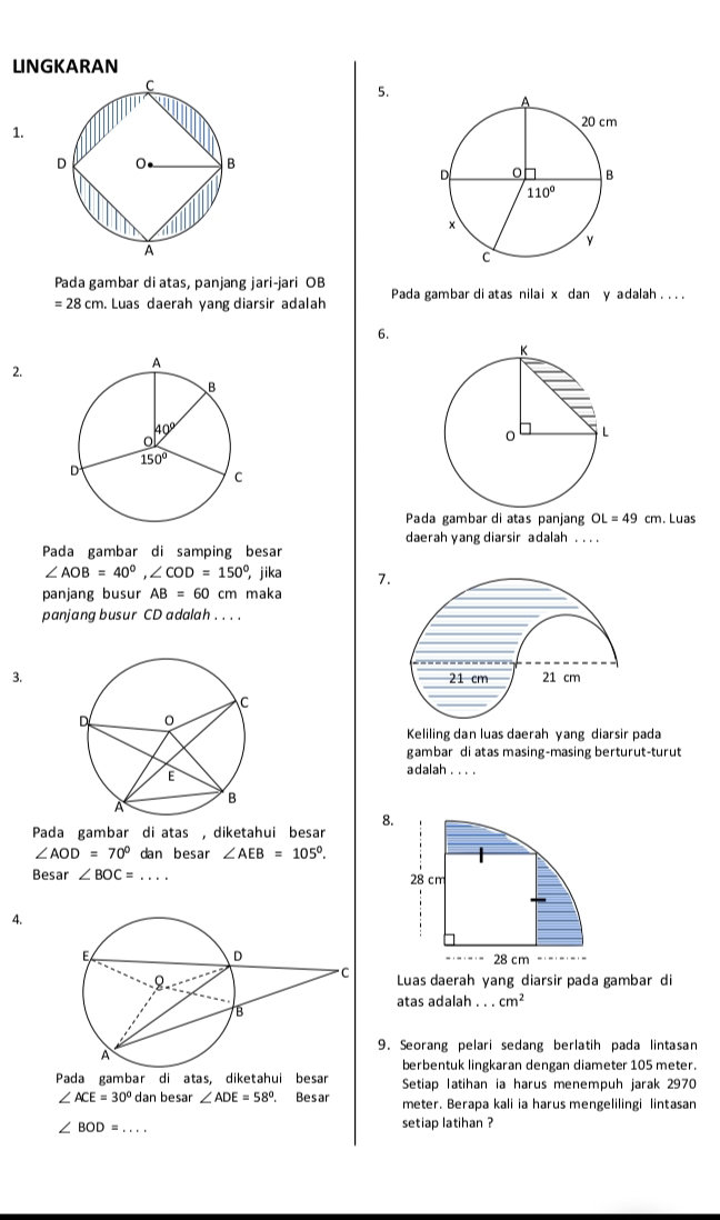 3. [Diagram of a circle with center O, | StudyX