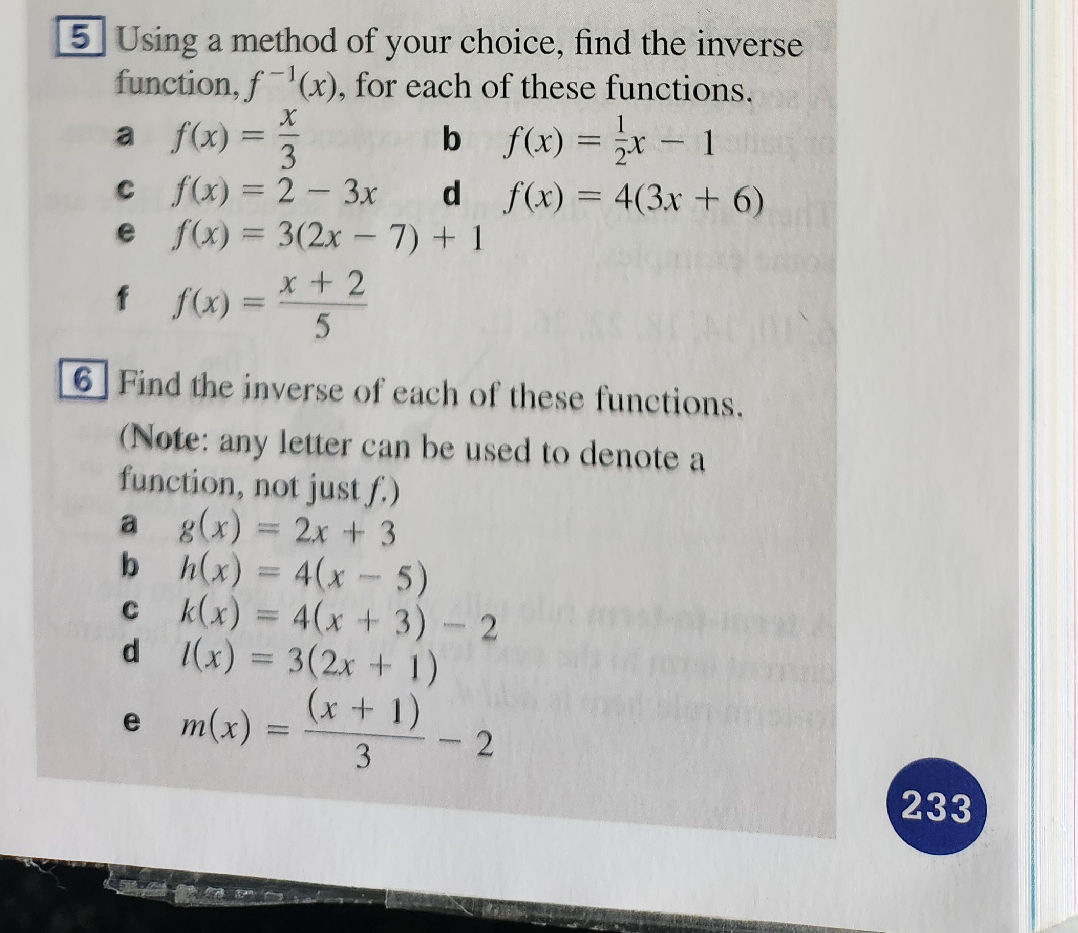 5 Using a method of your choice, find the | StudyX