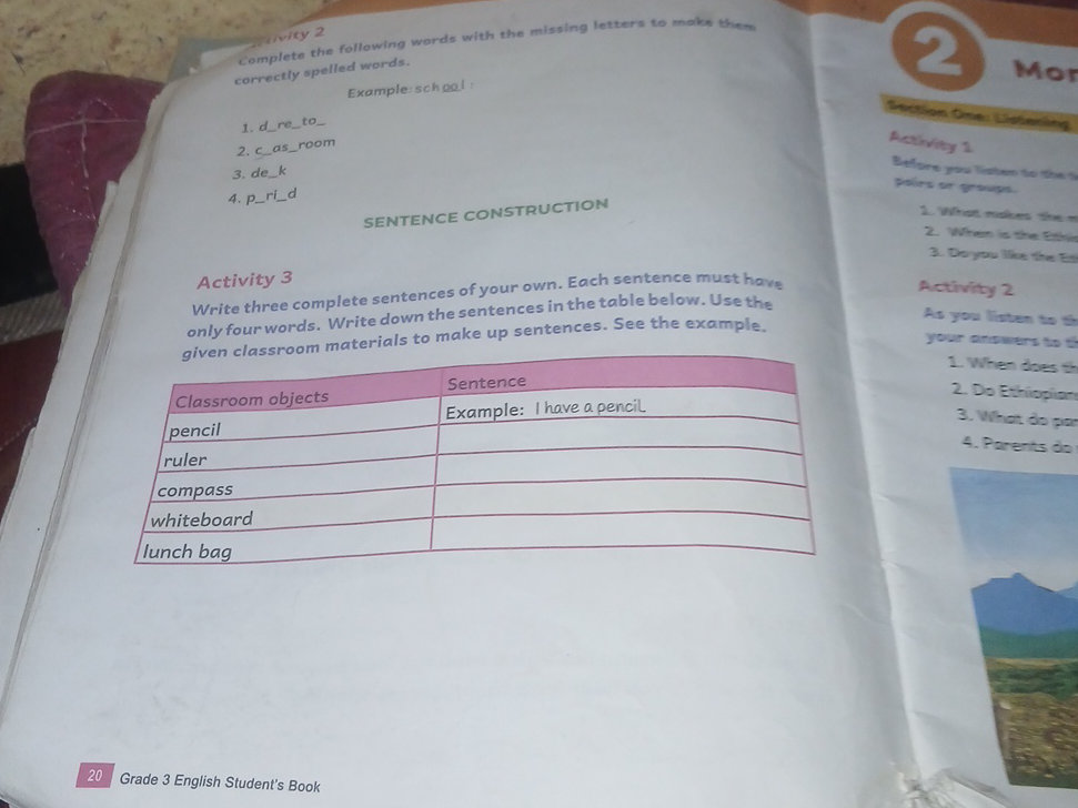 Complete the following words with the | StudyX