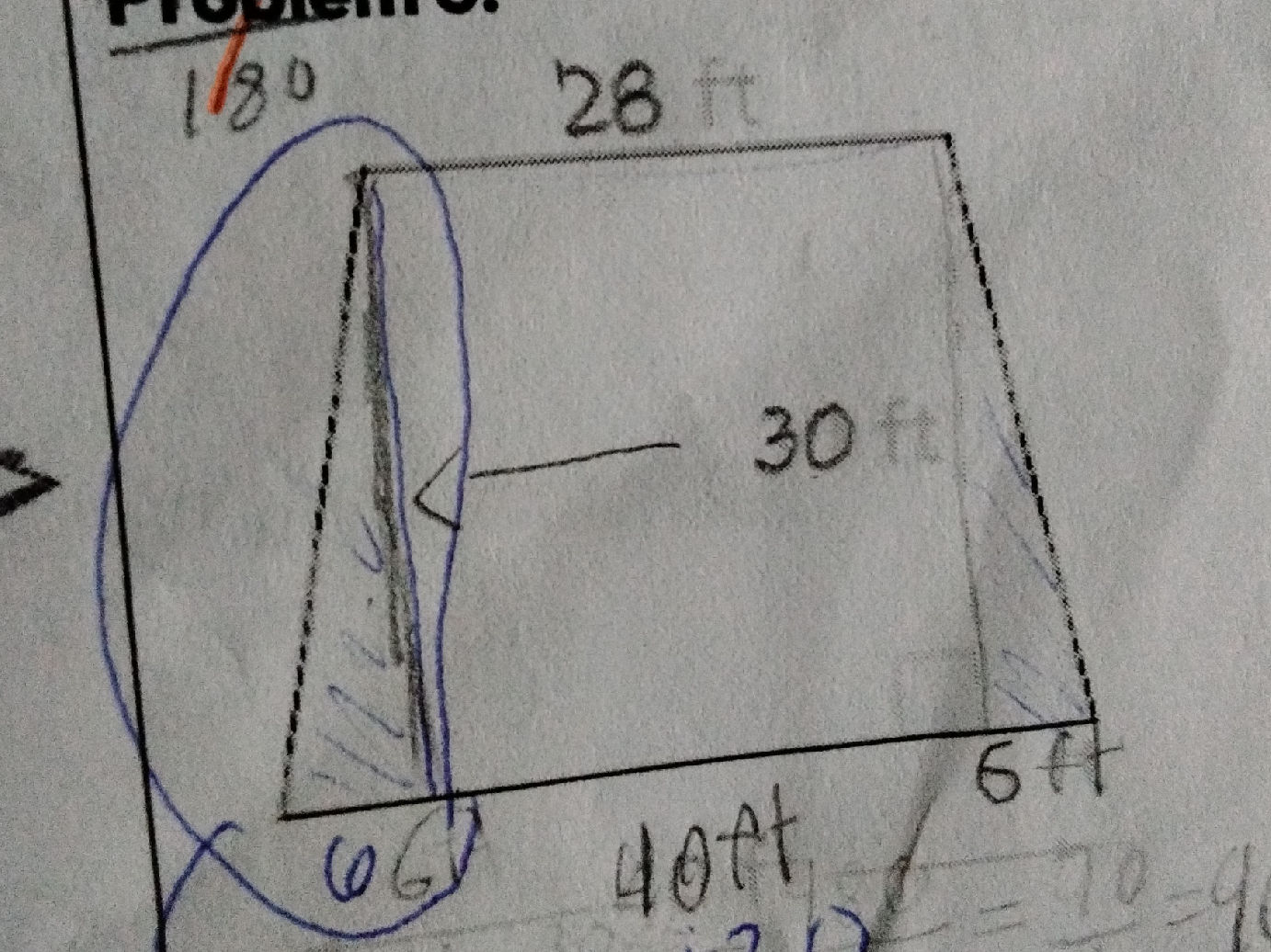 The image shows a diagram of a trapezoid | StudyX