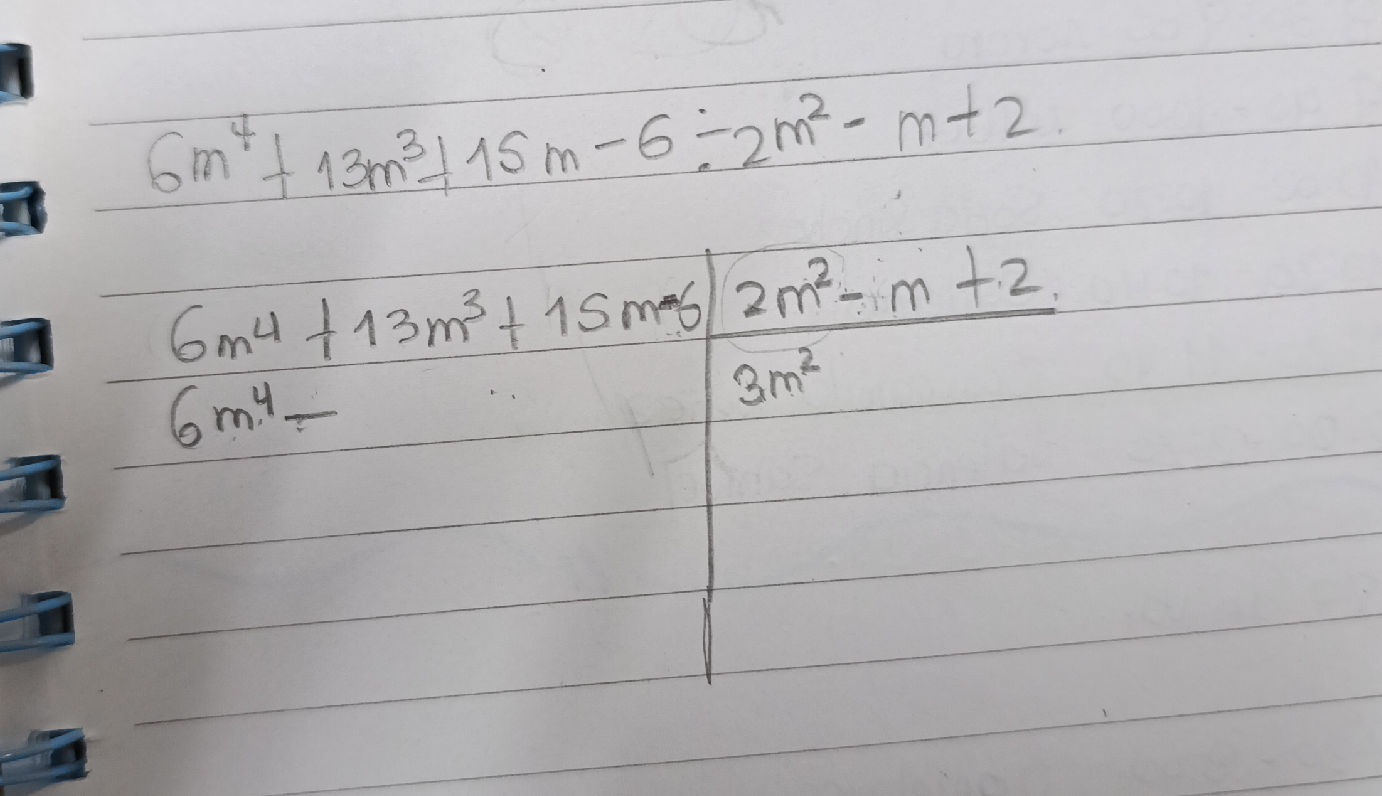 Perform the polynomial division indicated by | StudyX