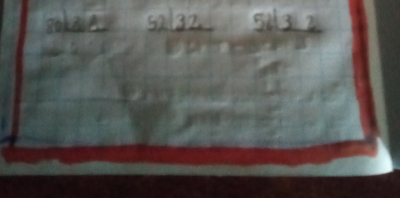 The image appears to show three division | StudyX