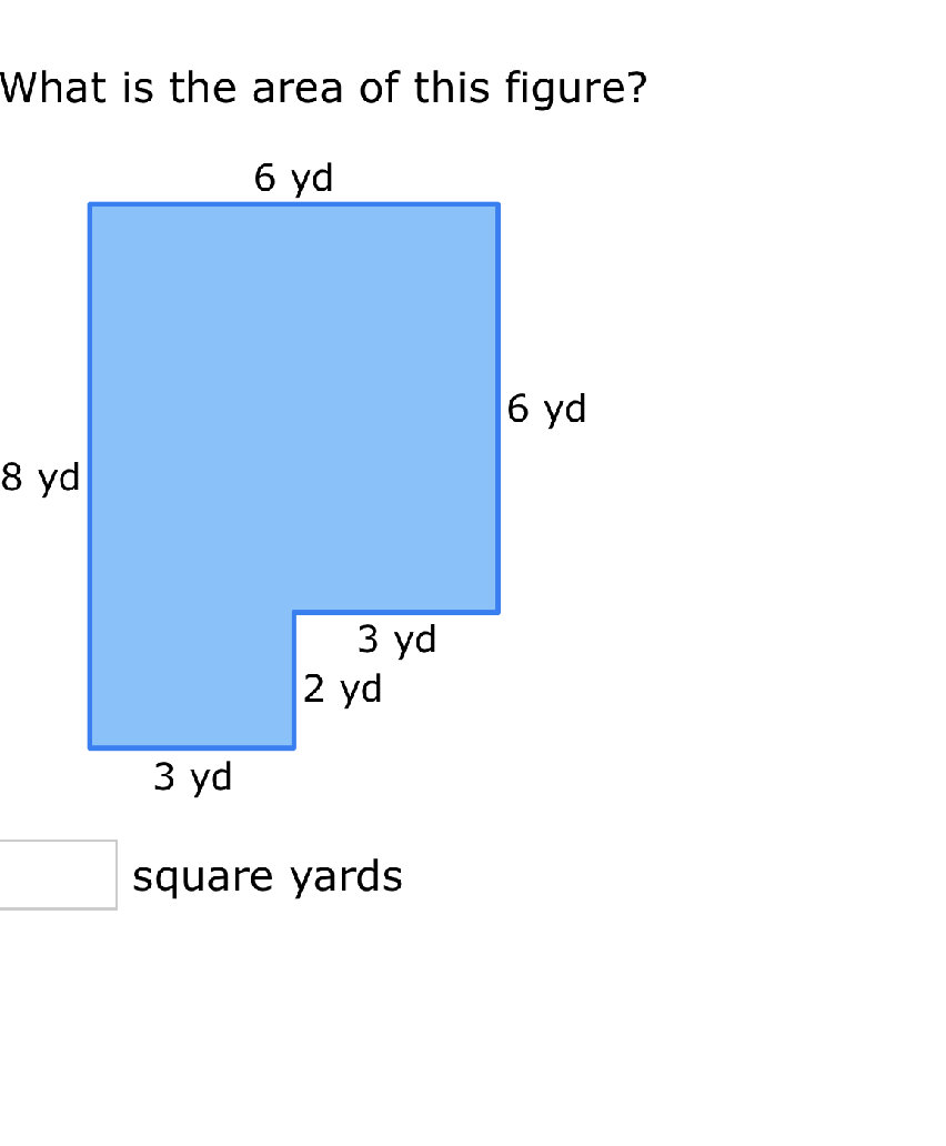 What is the area of this figure? (The | StudyX