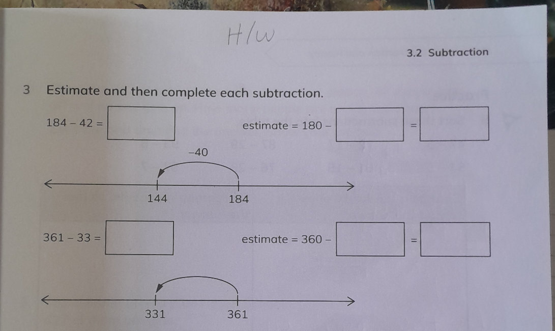 3 Estimate and then complete each | StudyX