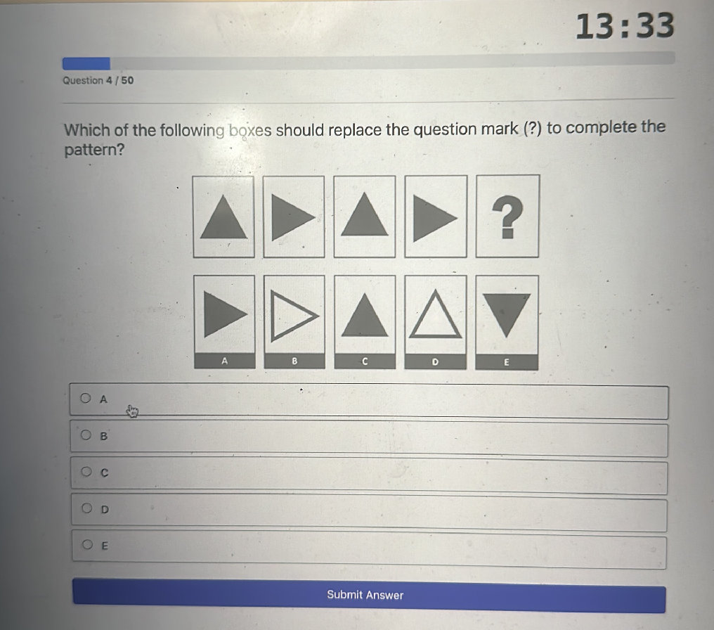 Which of the following boxes should replace | StudyX