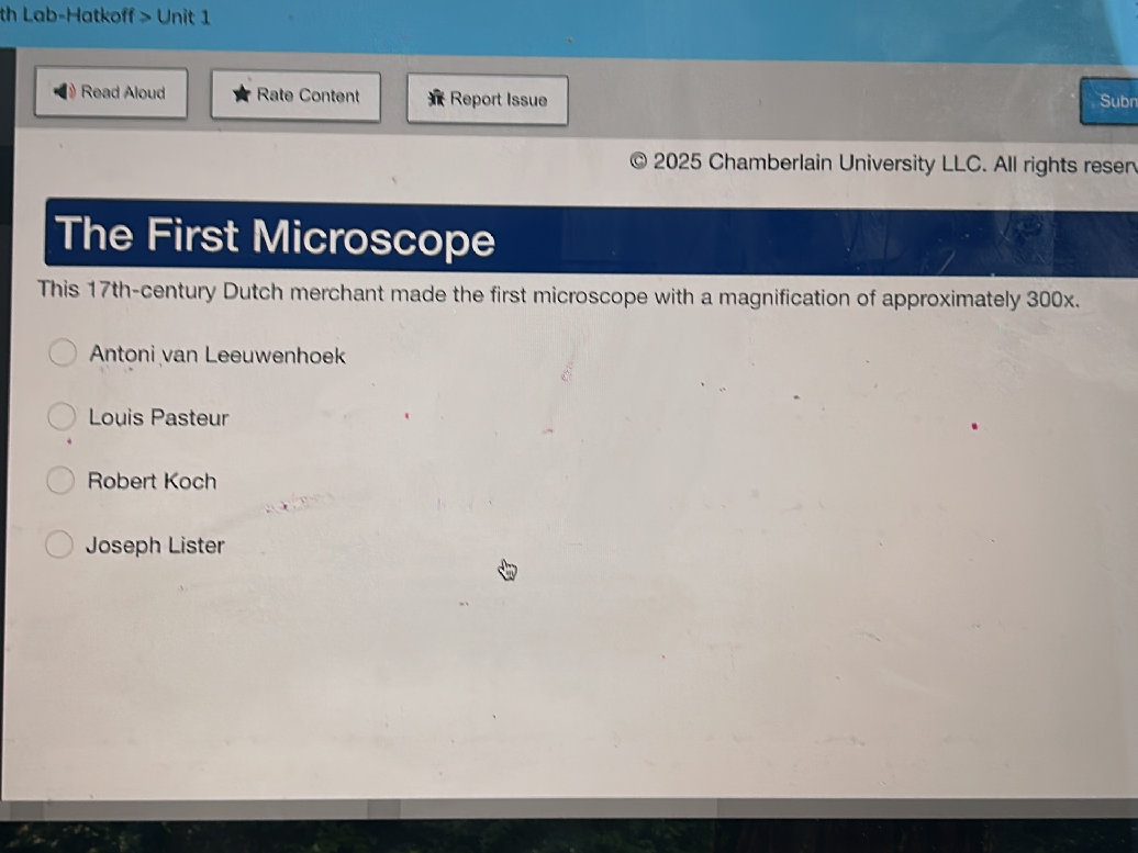 The First Microscope This 17th-century | StudyX