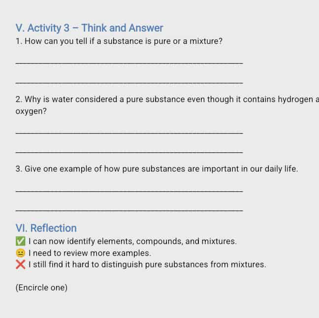 V. Activity 3 – Think and Answer 1. How can | StudyX