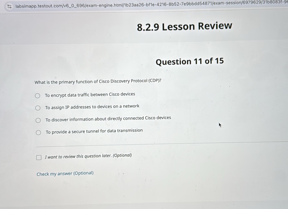 What is the primary function of Cisco | StudyX