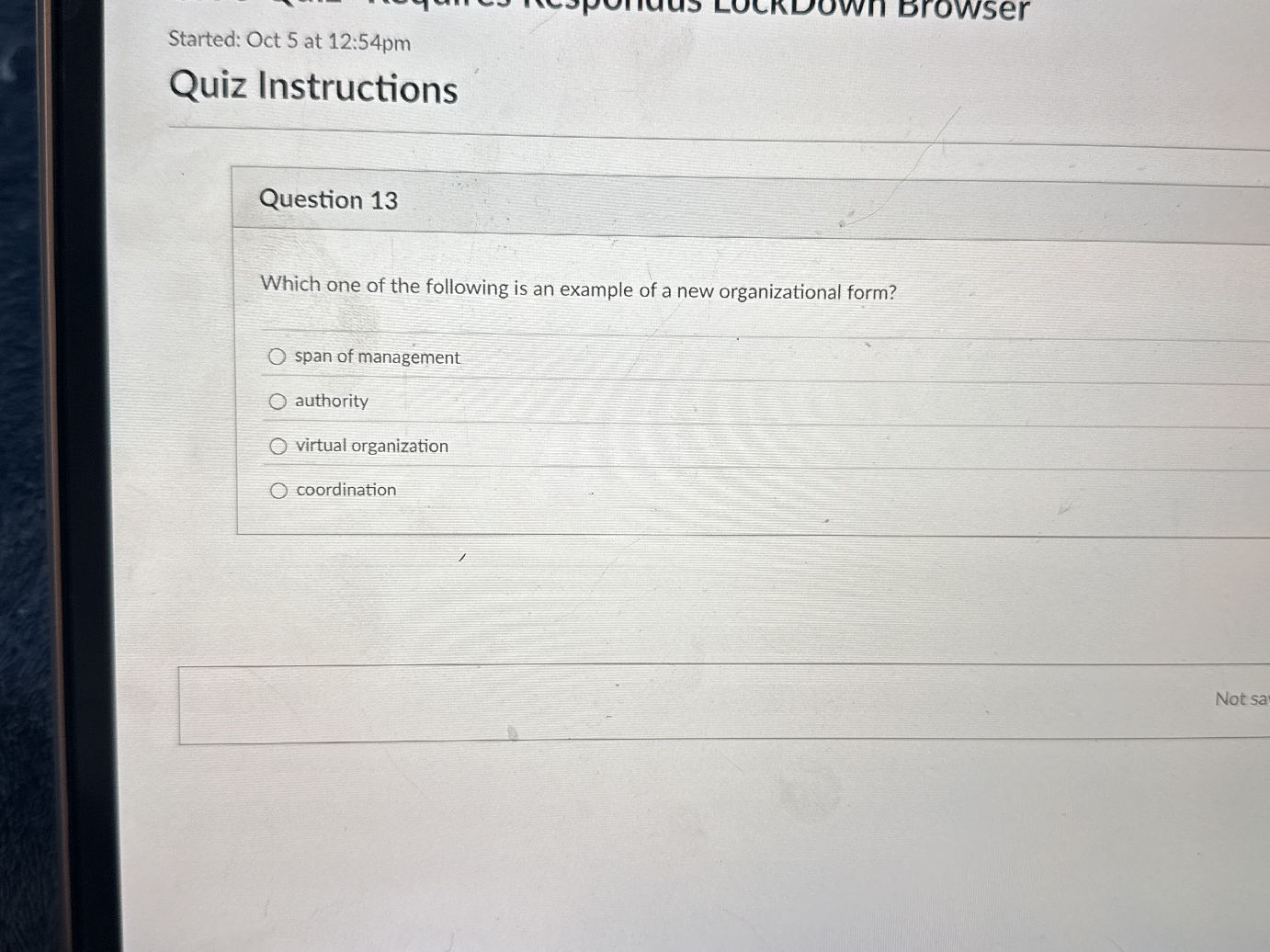 Question 13 Which one of the following is | StudyX